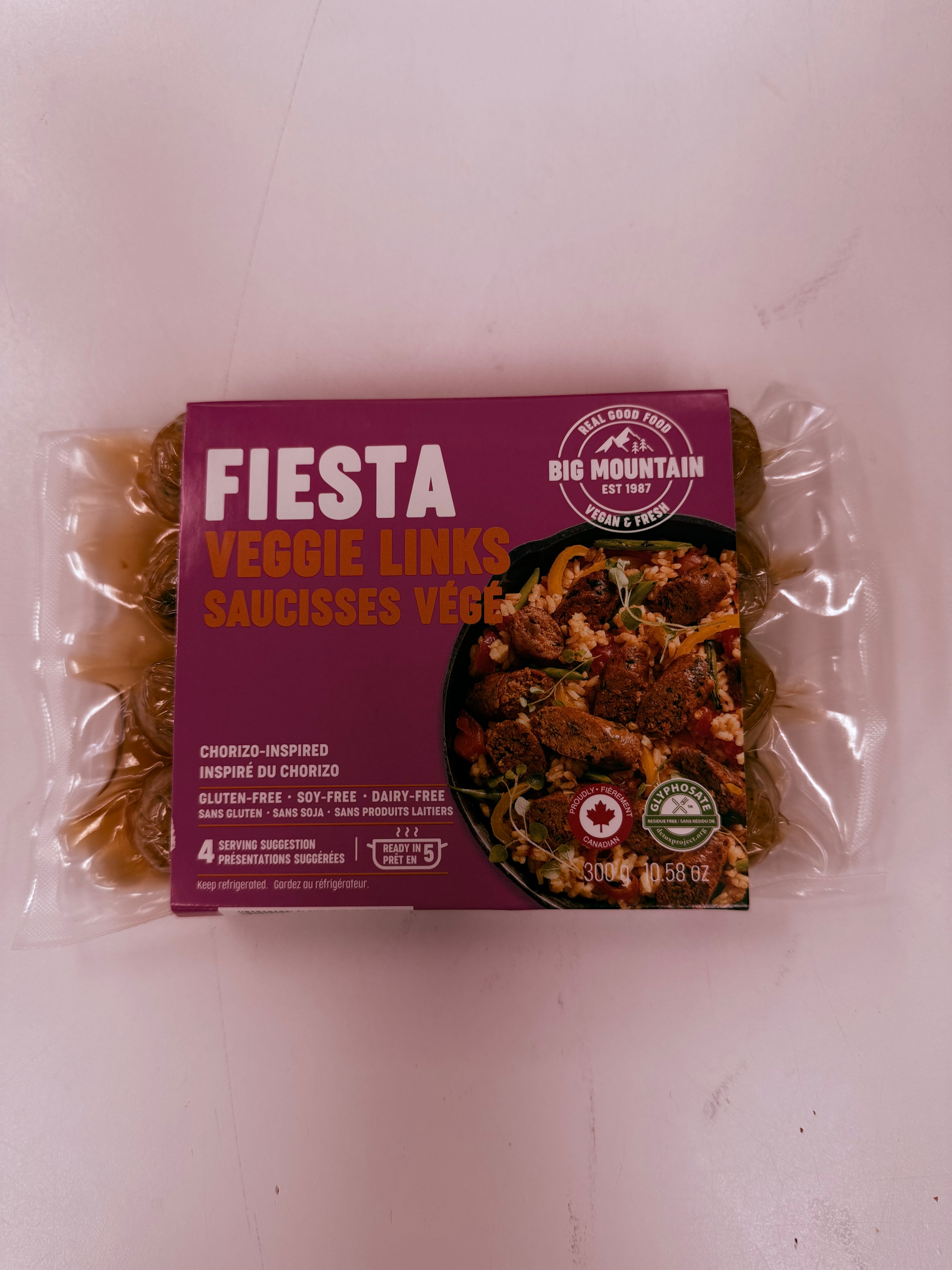 Fiesta Veggie Links By Big Mountain (4/pkg) – The Bread Essentials