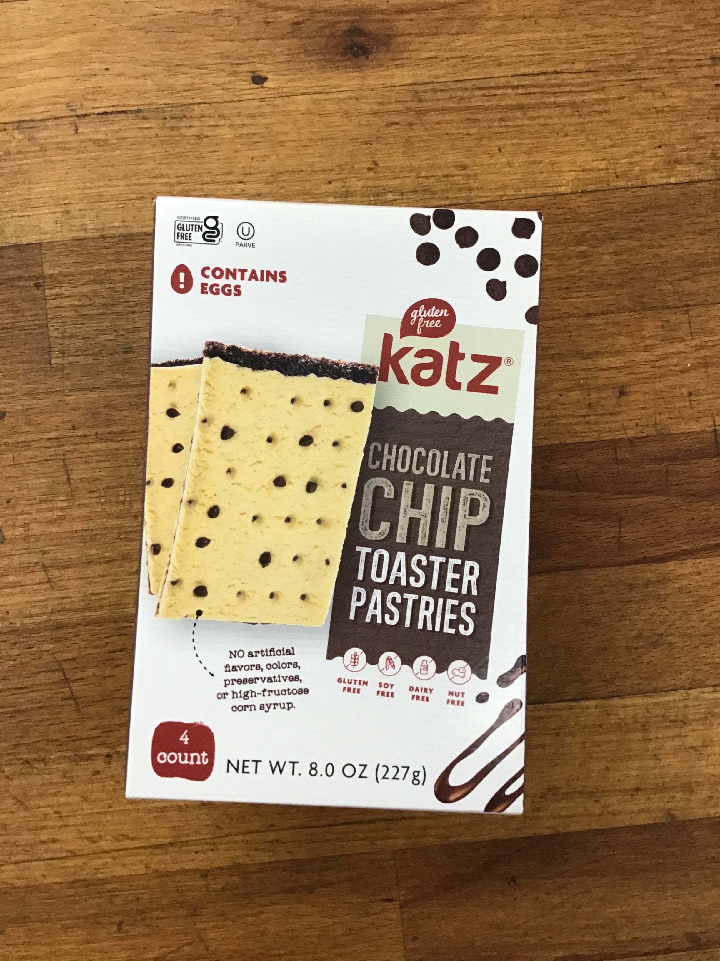Toaster Pastries Chocolate Chip By Katz – The Bread Essentials