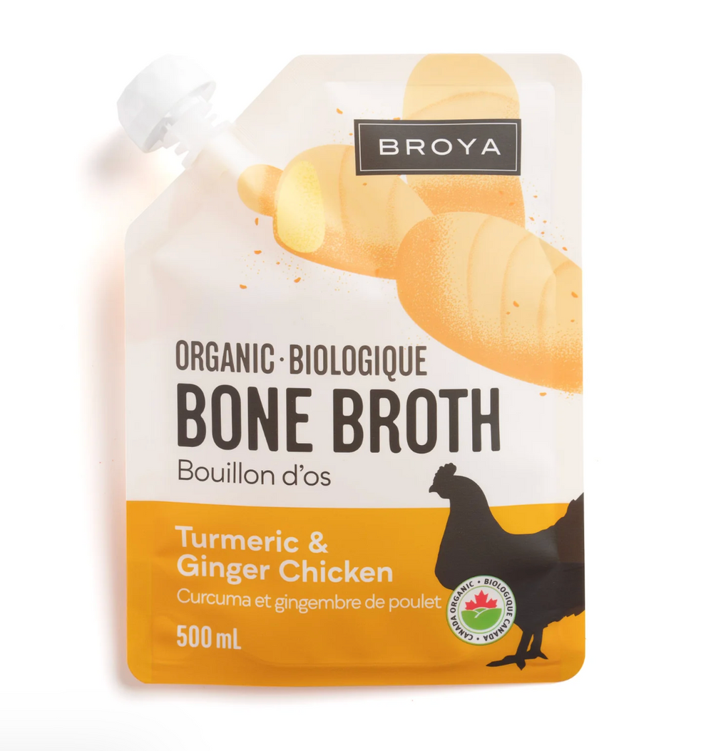 Turmeric & Ginger Chicken Bone Broth by Broya – The Bread Essentials