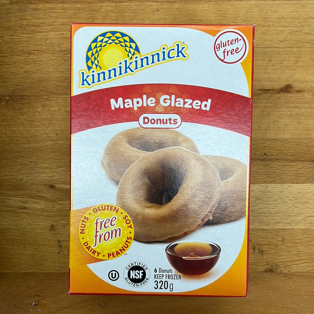 Kinnikinnick Maple Glazed Donuts – The Bread Essentials